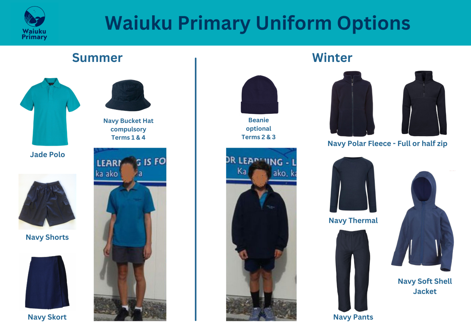 Uniform - Waiuku Primary School